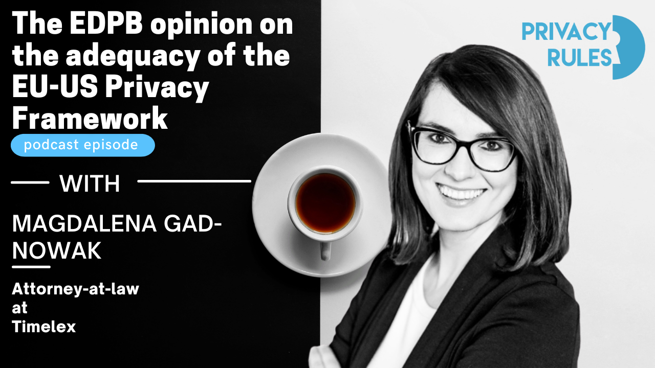 The EDPB opinion on the adequacy of the EU-US Privacy Framework ... The EDPB opinion on the adequacy of the EU-US Privacy Framework ...