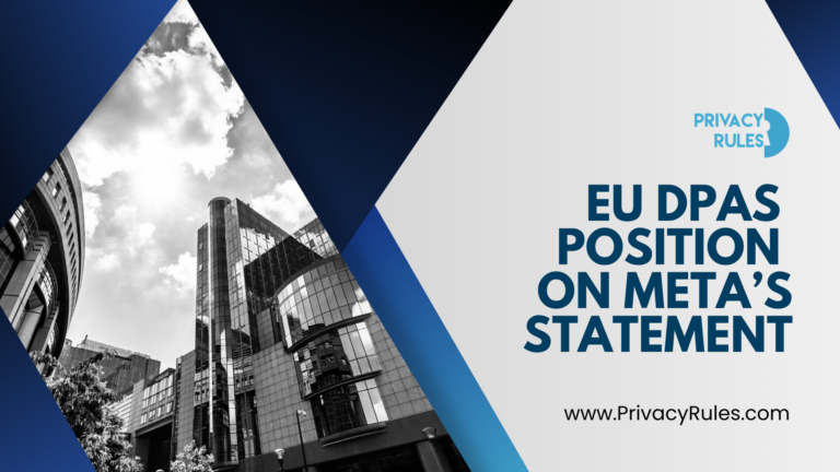 EU DPAS Position on Meta's statement - PrivacyRules